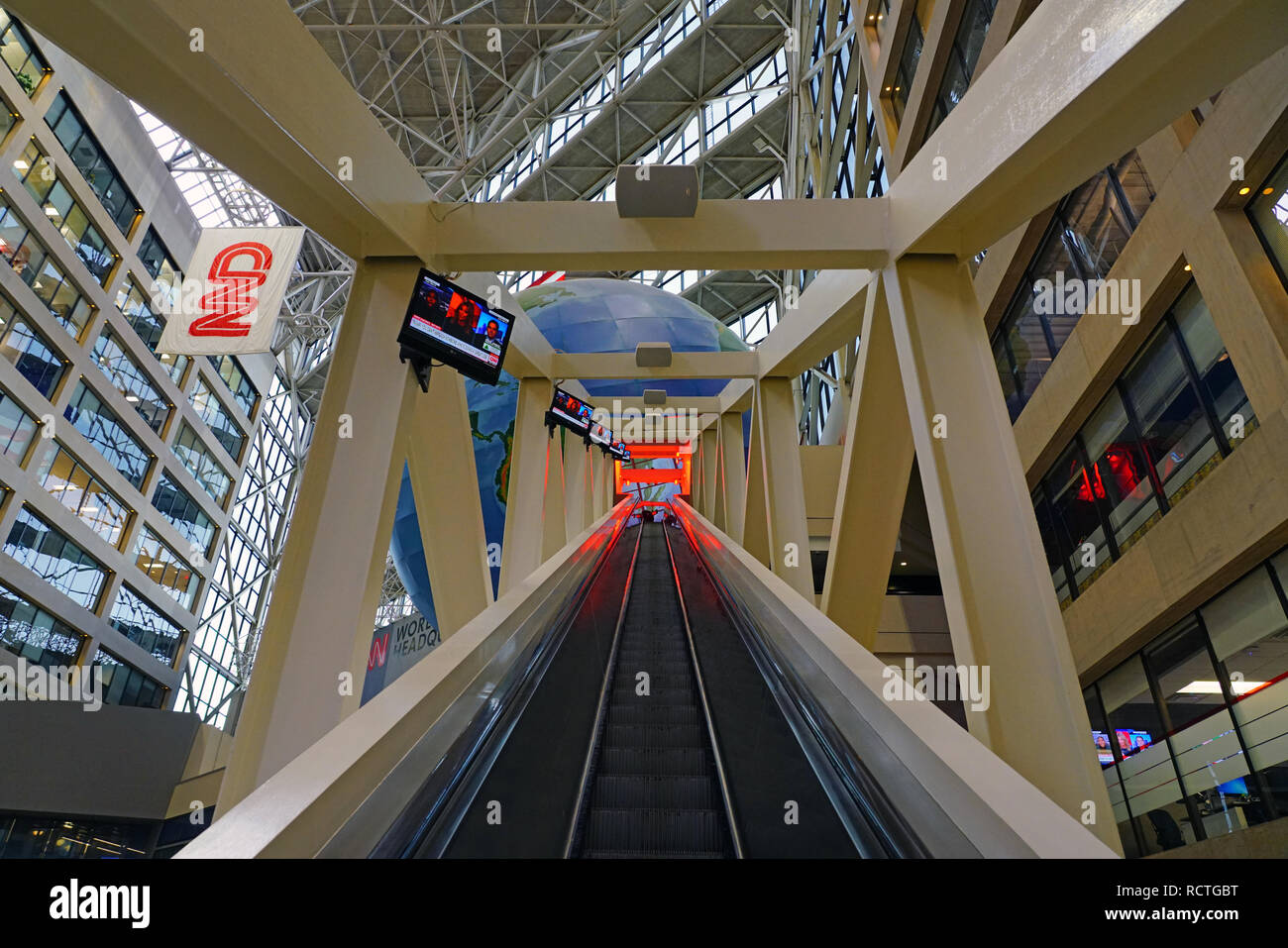 ATLANTA, GA - View of the CNN Center, the world headquarters of the CNN ...