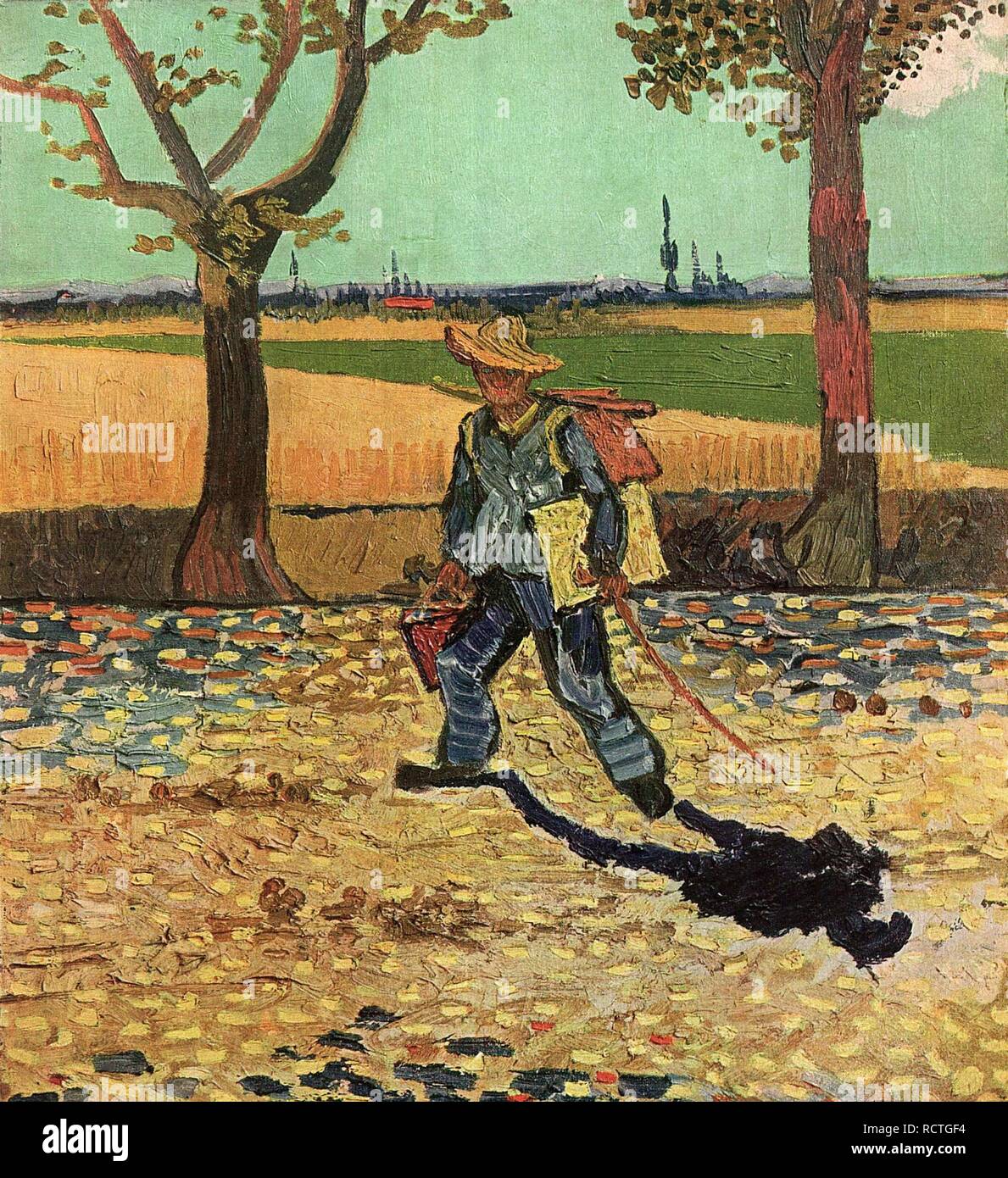 Painter on His Way to Work. Museum: Kaiser-Friedrich-Museum, Magdeburg ...