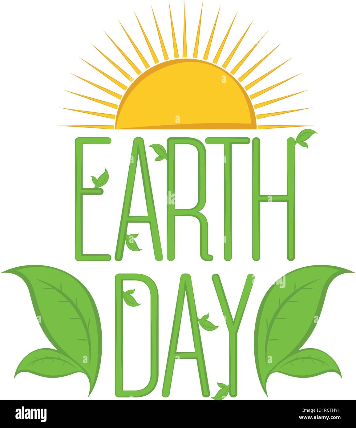 Earth day label Stock Vector Image & Art - Alamy