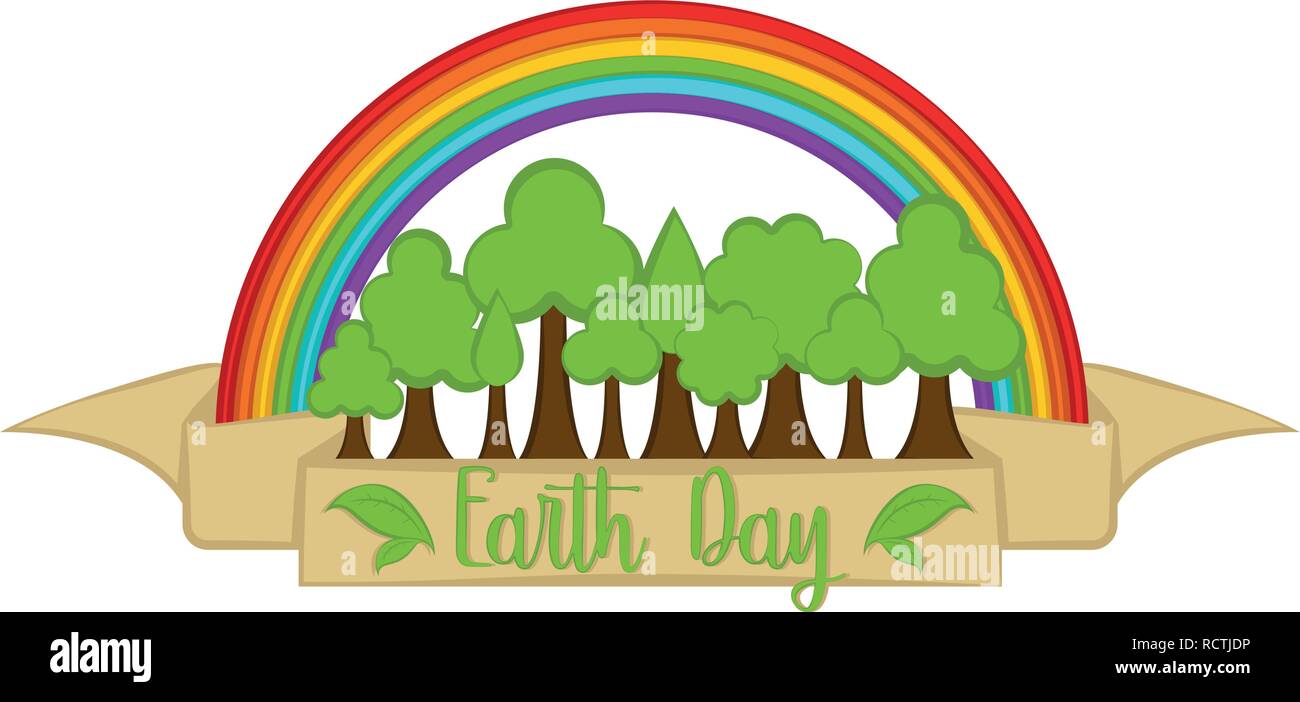 Earth day label Stock Vector Image & Art - Alamy