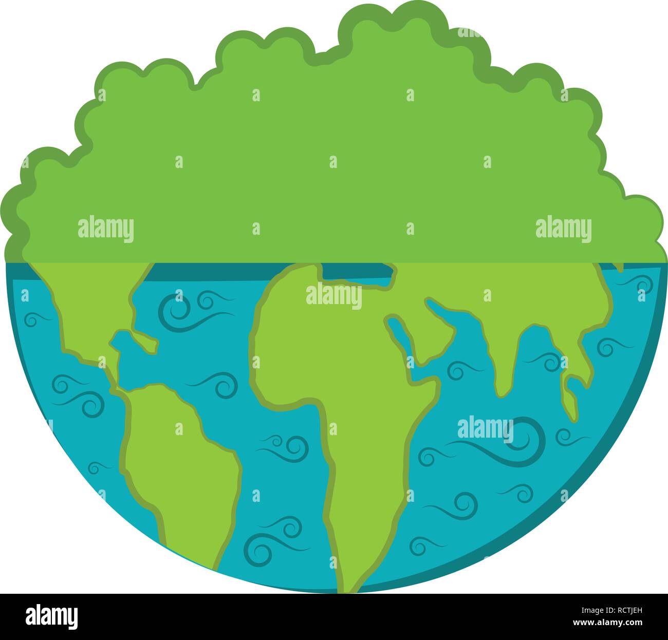 Bush environment Stock Vector Images - Alamy
