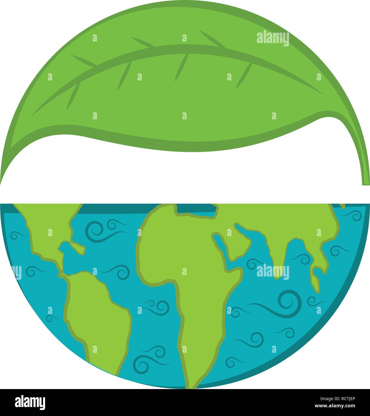 Half earth Stock Vector Images - Alamy