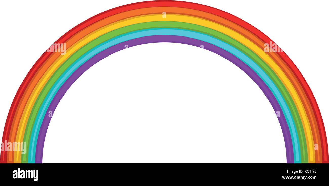 Colorful rainbow icon Stock Vector Image & Art - Alamy