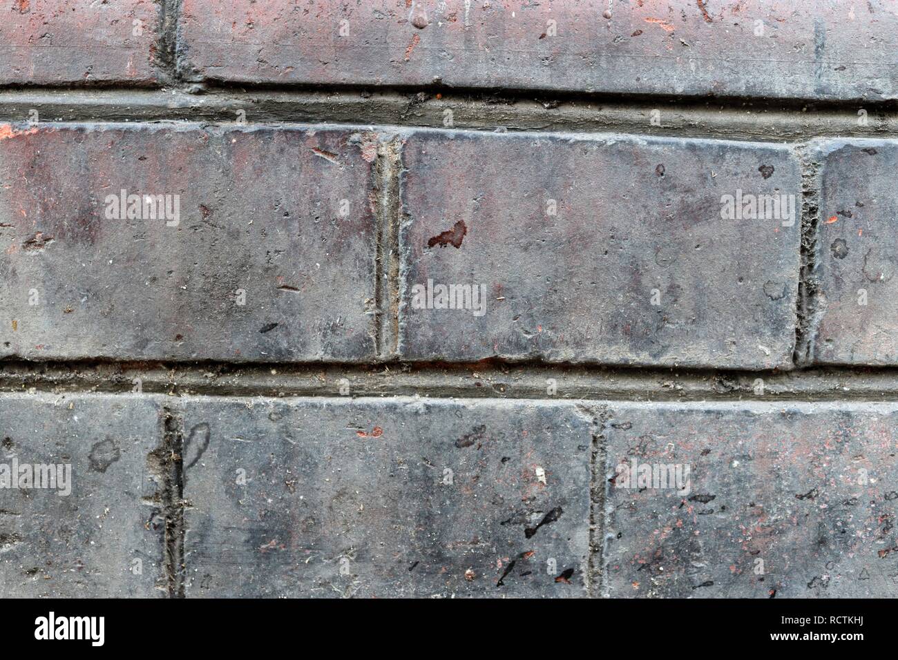 Close up surface of old weathered and vintage brick walls in high ...