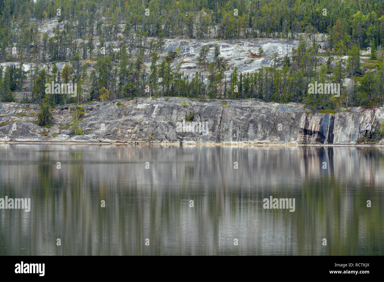 Madeline Lake, Madeline Lake Territorial Park, Yellowknife, Northwest ...