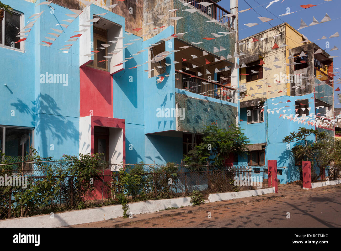 Housing in Panjim, Goa, India Stock Photo - Alamy