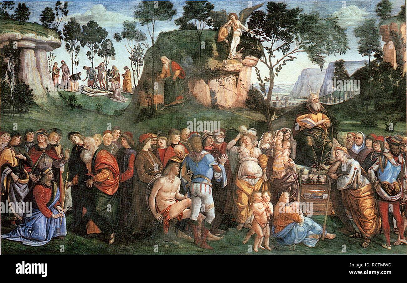 The Testament of Moses. Museum: The Sistine Chapel, Vatican. Author ...