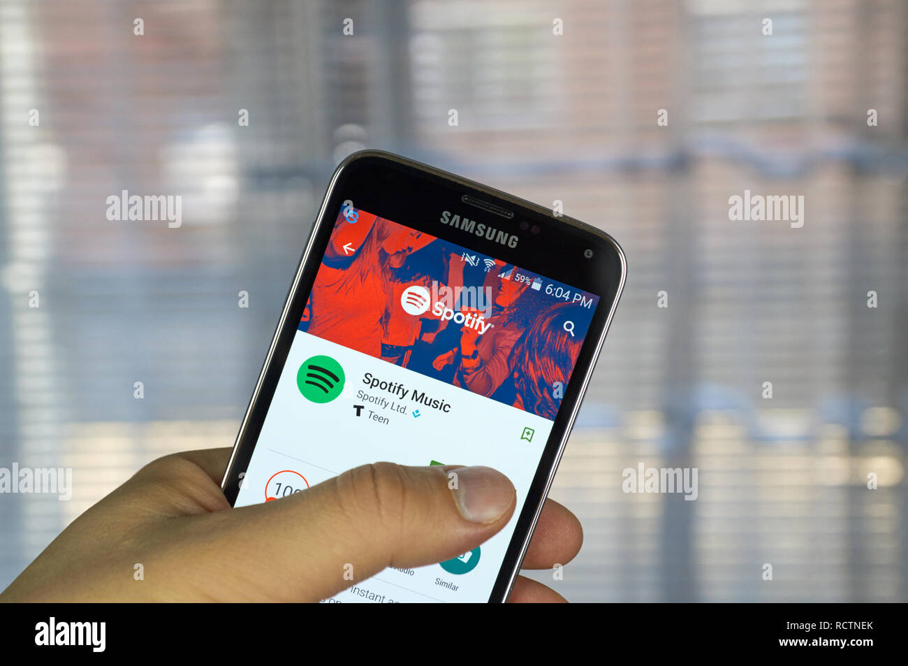 Sotify player hi-res stock photography and images - Alamy