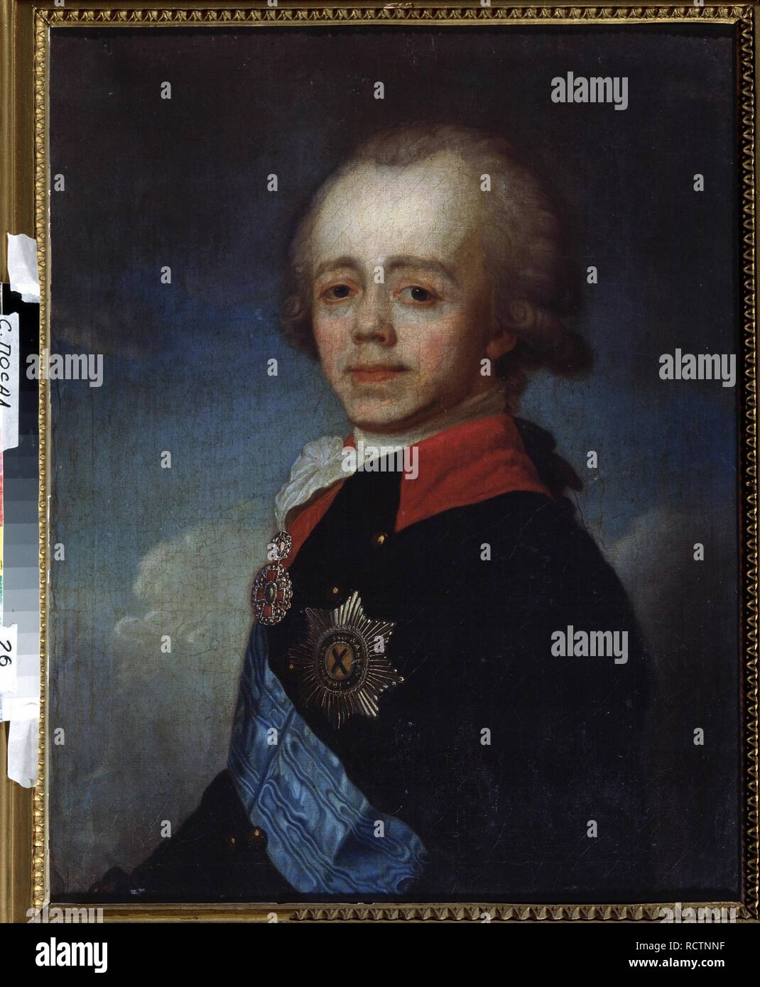 Portrait of Grand Duke Pavel Petrovich (1754-1801). Museum: State Open ...