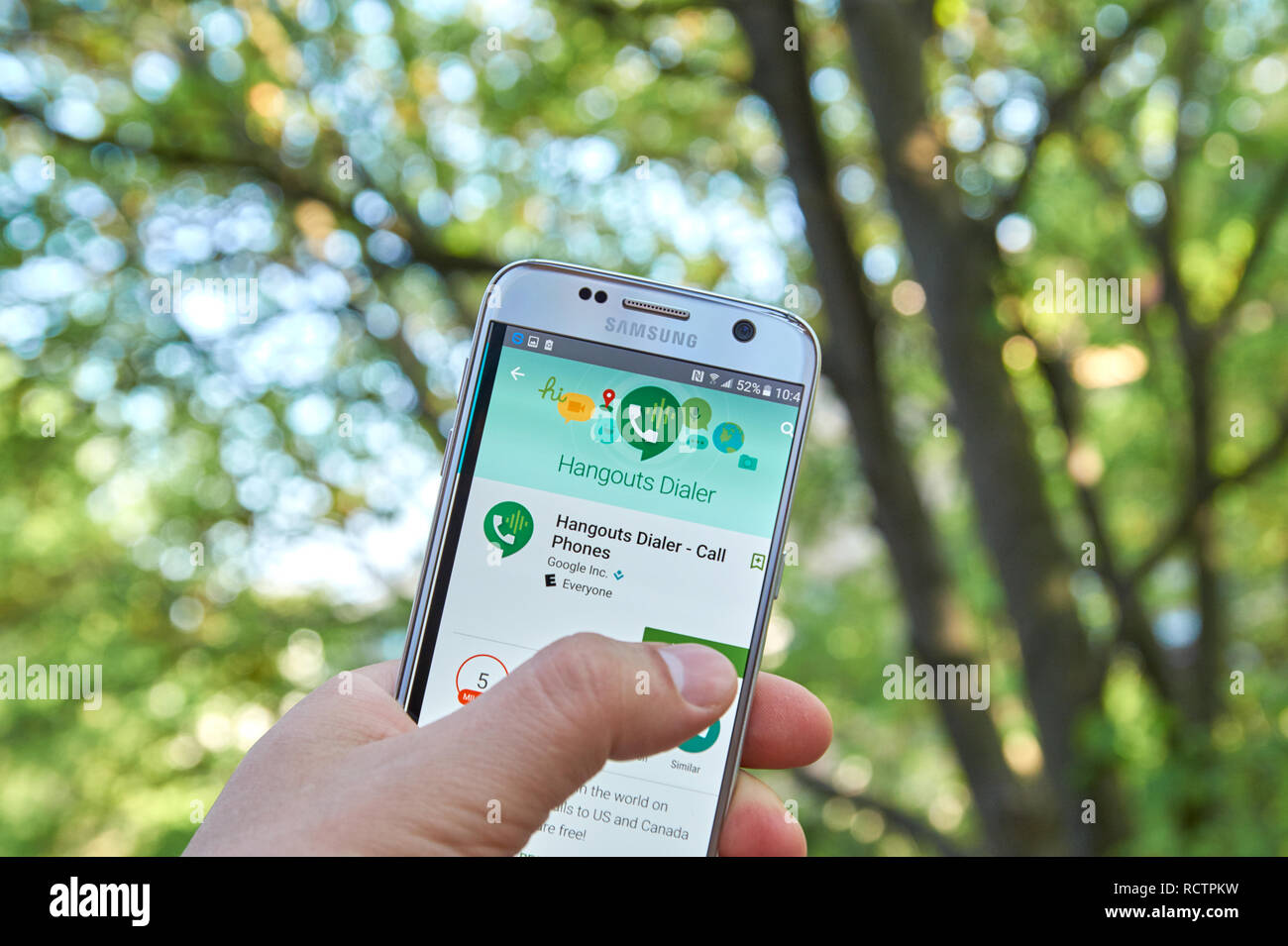 Google hangouts dialer hi-res stock photography and images - Alamy
