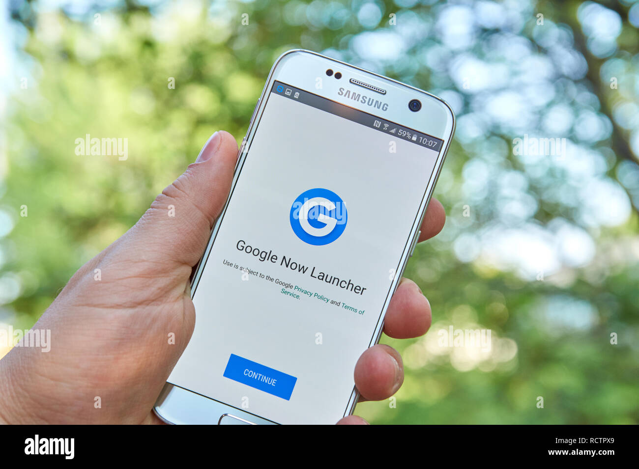 Google now hi-res stock photography and images - Alamy