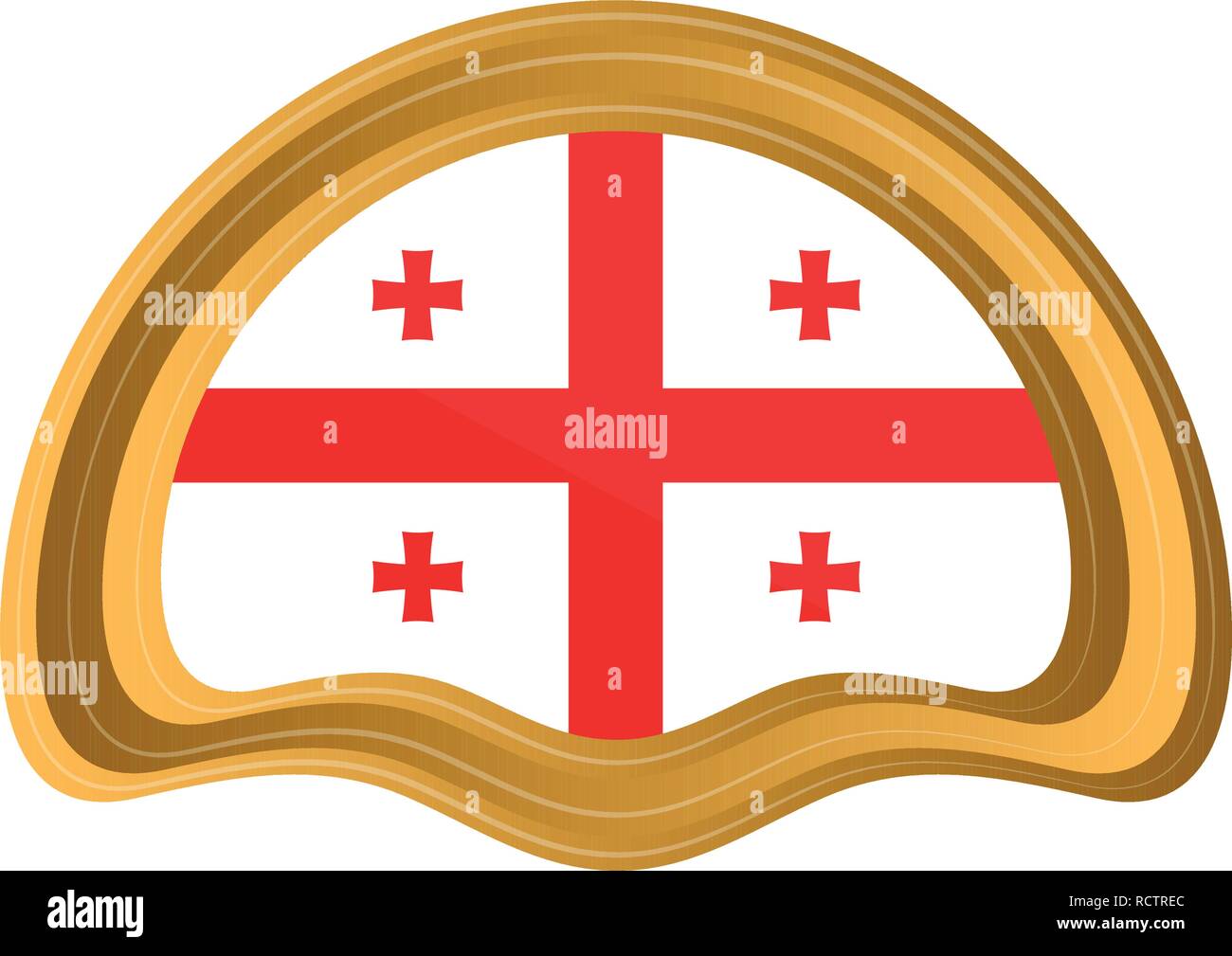 Flag of Georgia Stock Vector Image & Art - Alamy