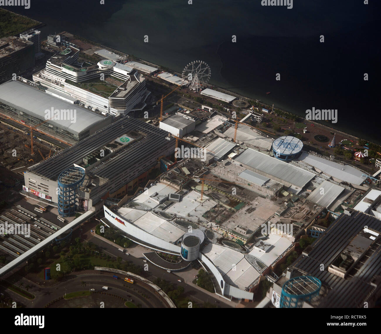 Aerial view, Pasay, Metro Manila, Luzon, Philippines, South East Asia ...