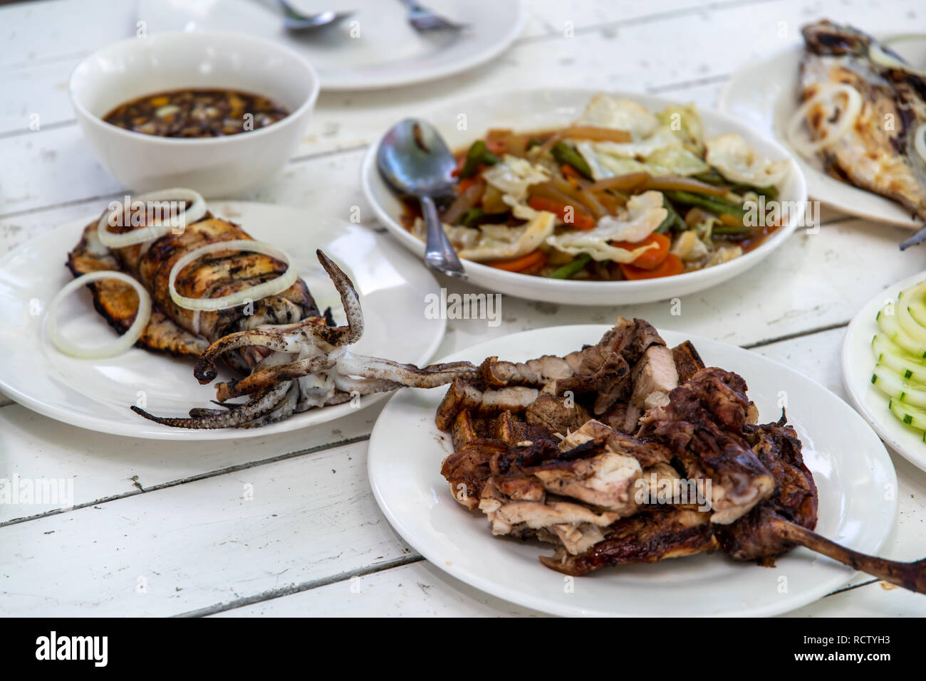 Famous Filipino Food on the Table, Philippines Stock Photo - Alamy