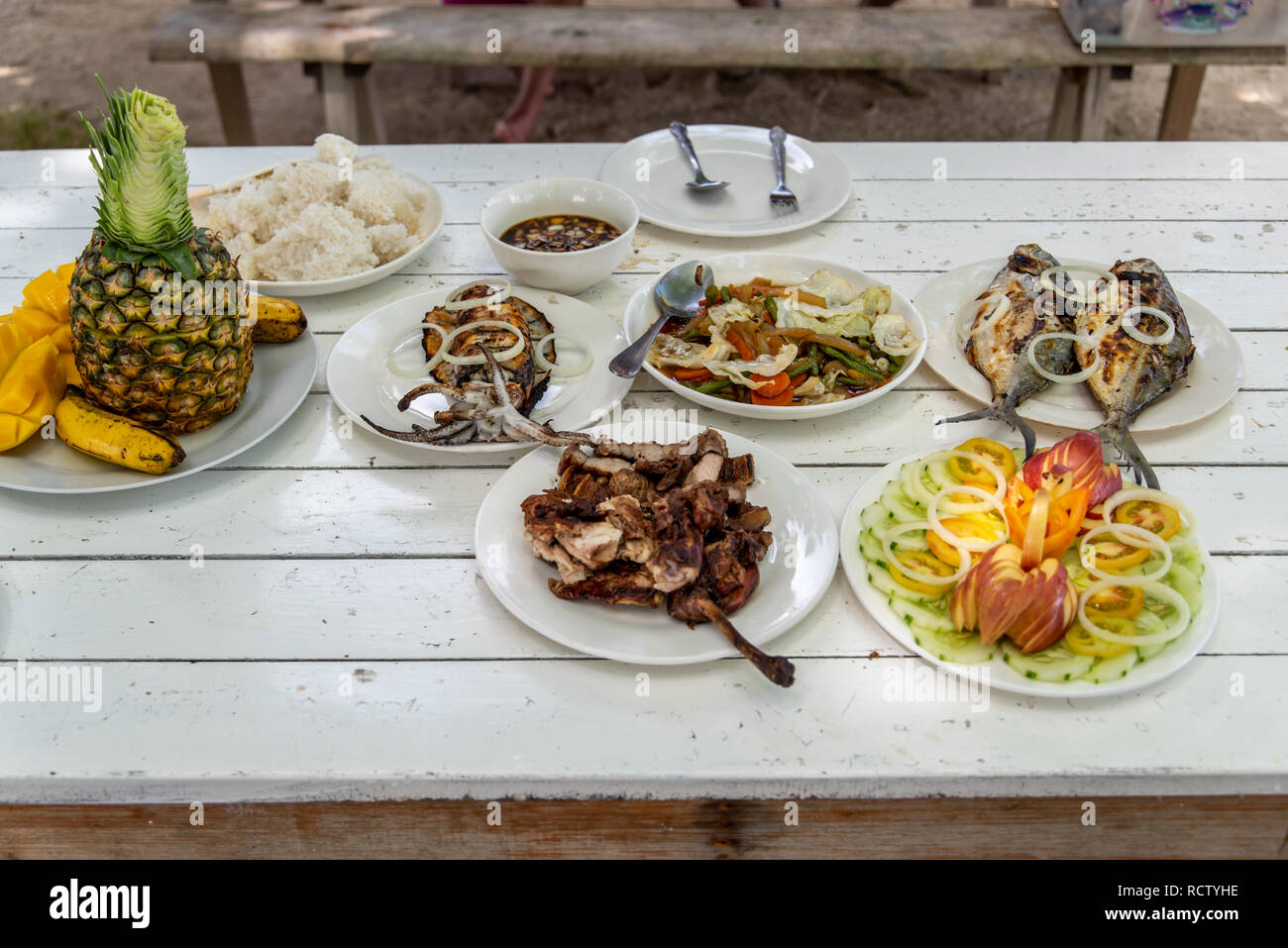 Famous Filipino Food on the Table, Philippines Stock Photo - Alamy