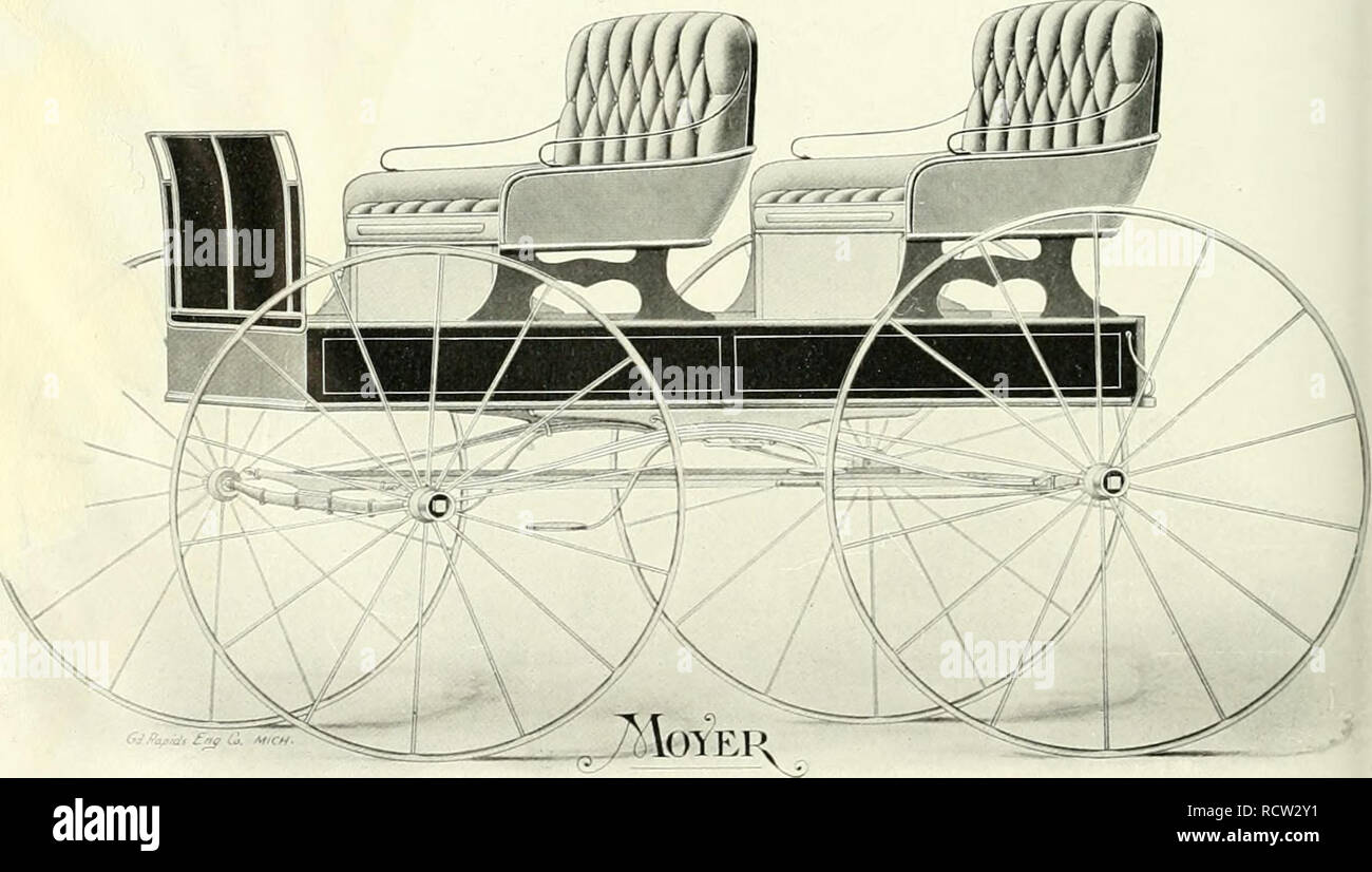 . Designer builder, high grade carriages. H. A. Moyer Carriages ...