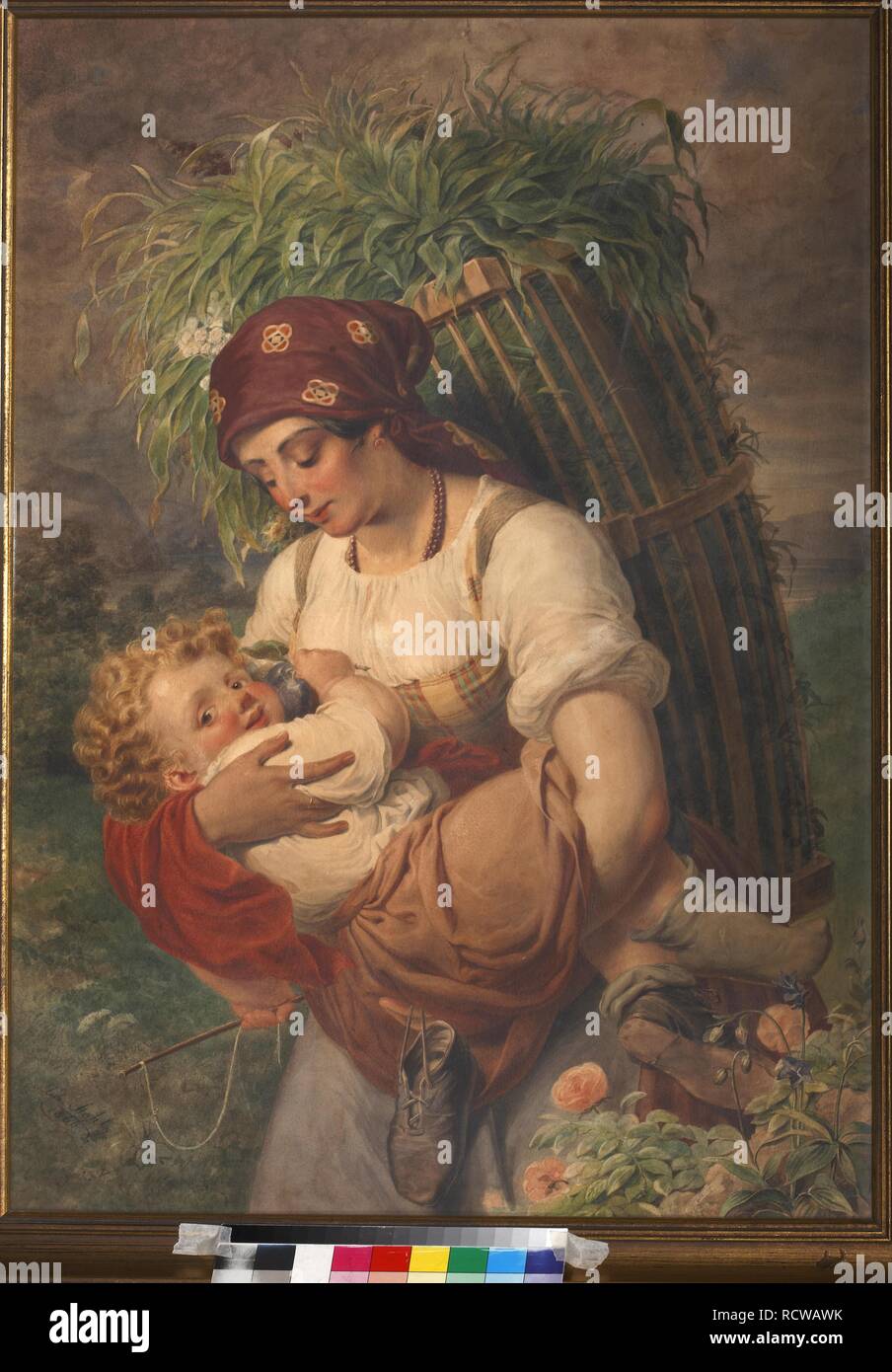 Mother with Child. Museum: Podstanitsky collection. Author: STOHL ...