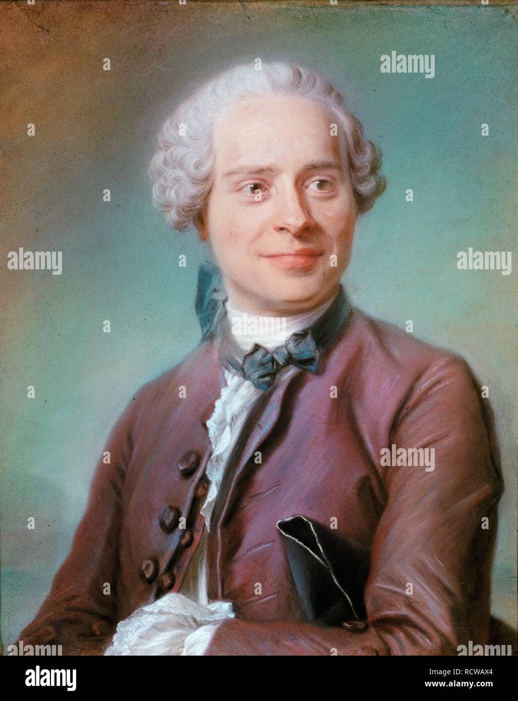 Portrait of Jean le Rond D'Alembert (1717-1783). Museum: Musee du ...