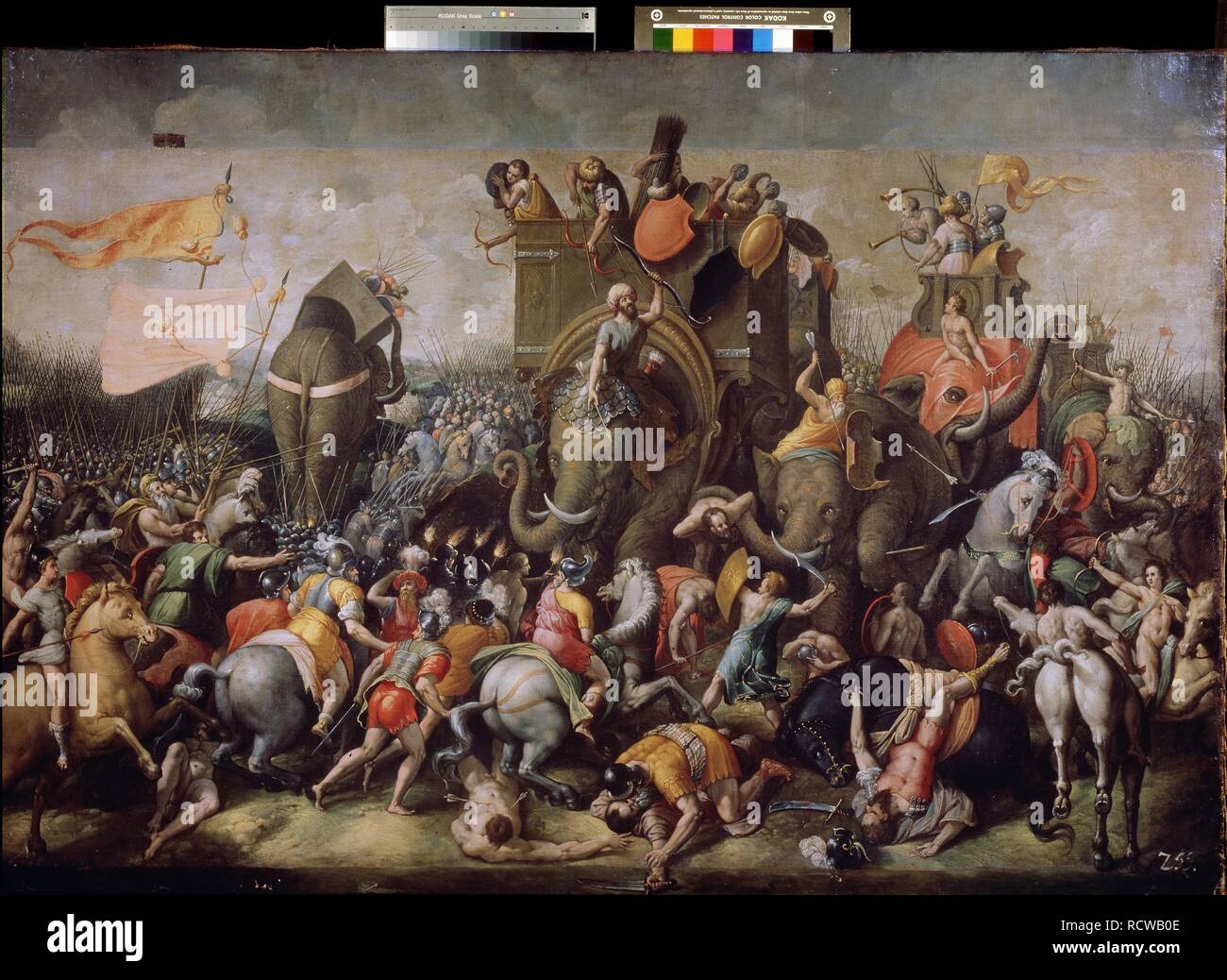 A battle. Museum: State A. Pushkin Museum of Fine Arts, Moscow. Author ...