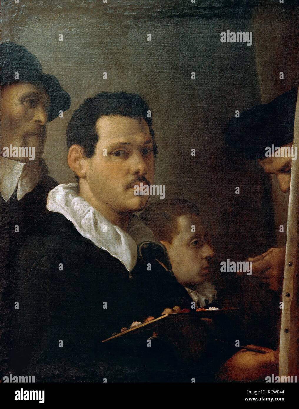Self-Portrait with Other Figures. Museum: Pinacoteca di Brera, Milan ...