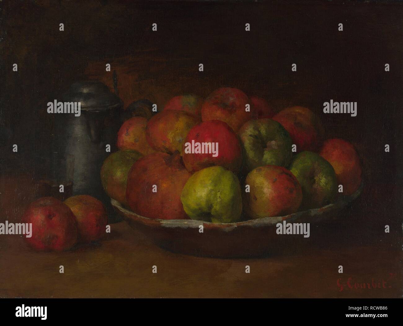 Still Life with Apples and a Pomegranate. Museum: National Gallery ...