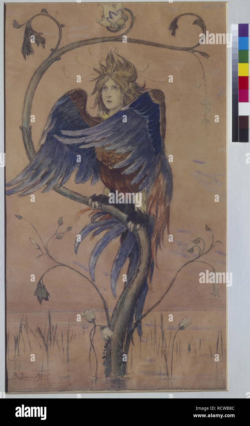 Gamayun. The prophetic birdy. Museum: State Art Museum of the Dagestan ...