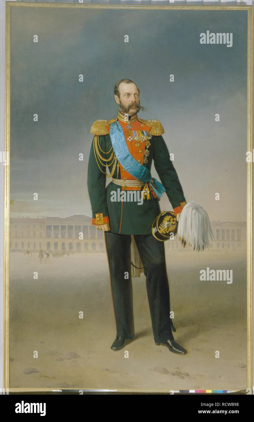 Portrait of Emperor Alexander II (1818-1881). Museum: State Russian ...