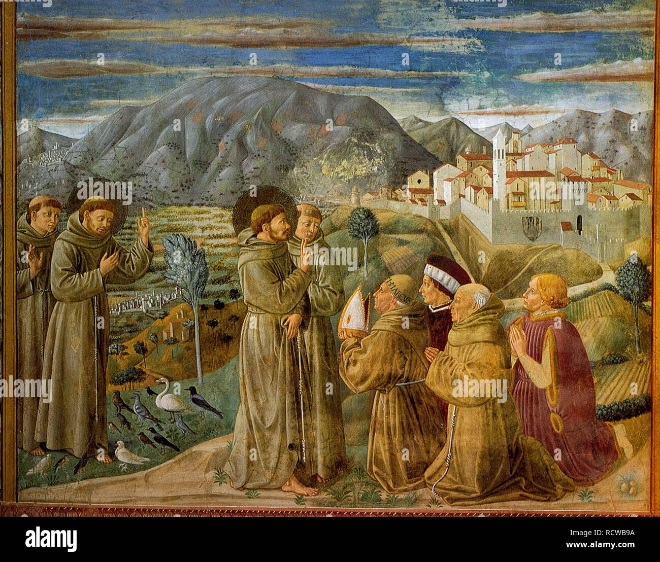 Saint Francis Preaches to the Birds (from Legend of Saint Francis ...