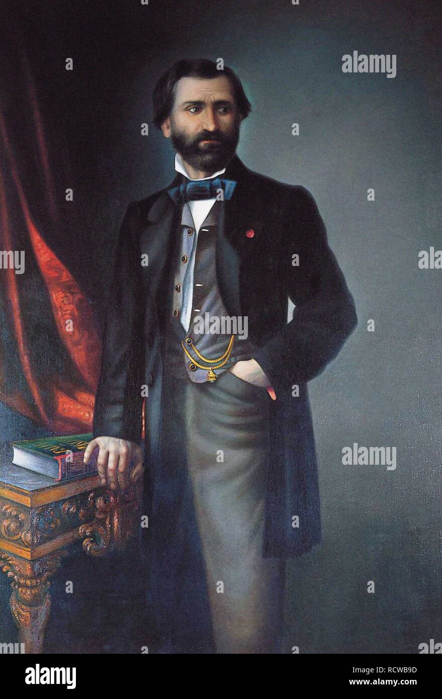 Portrait of the Composer Giuseppe Verdi (1813-1901). Museum: MUSEO ...
