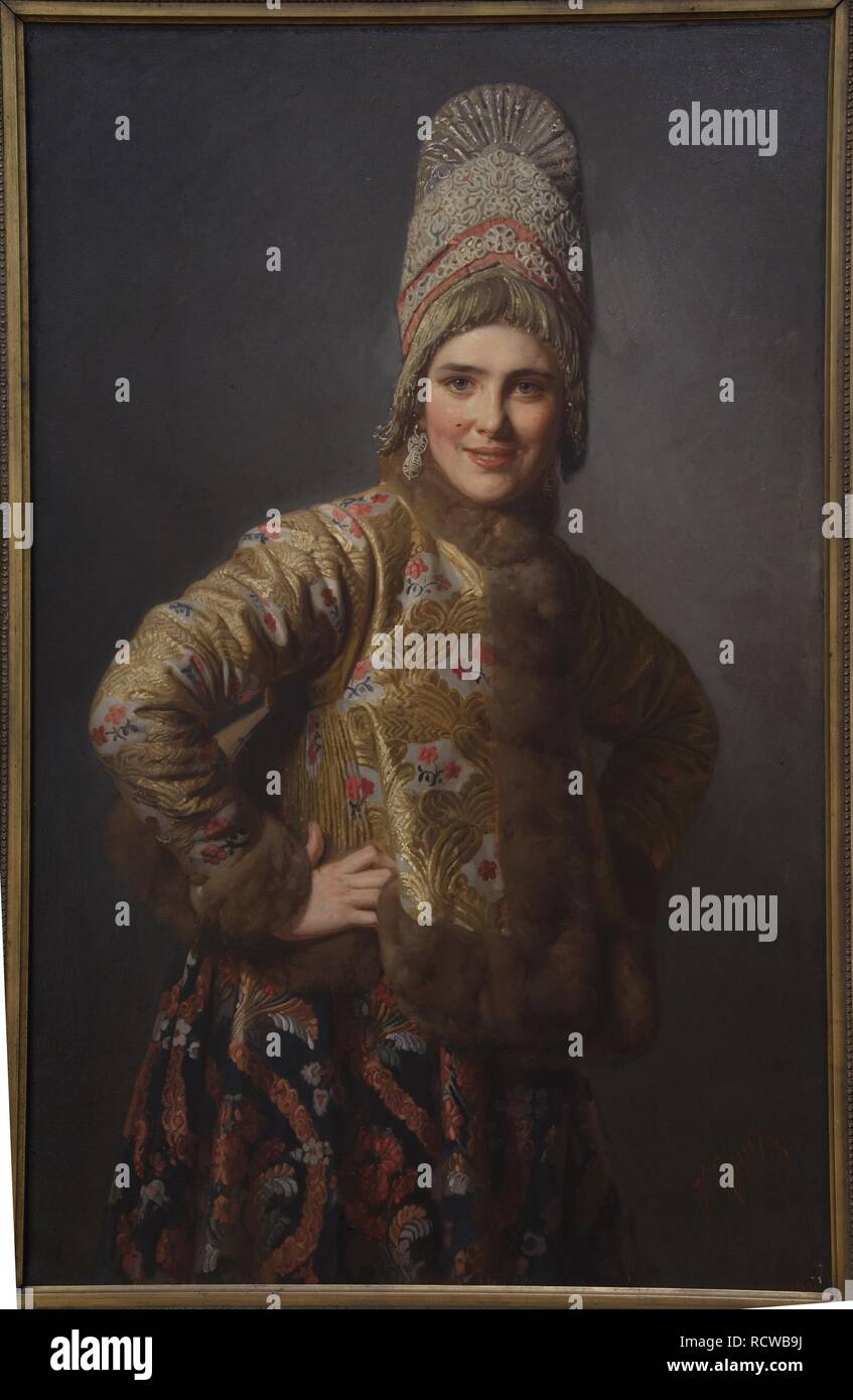 Russian Girl. Museum: State Russian Museum, St. Petersburg. Author ...