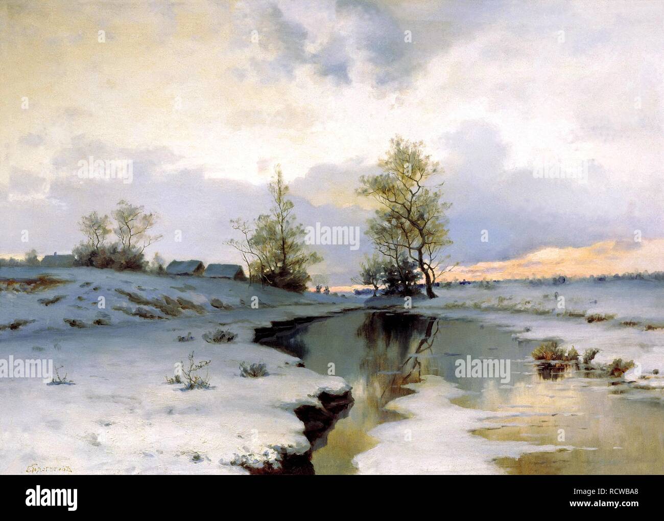 Spring field painting 19th hi-res stock photography and images - Alamy