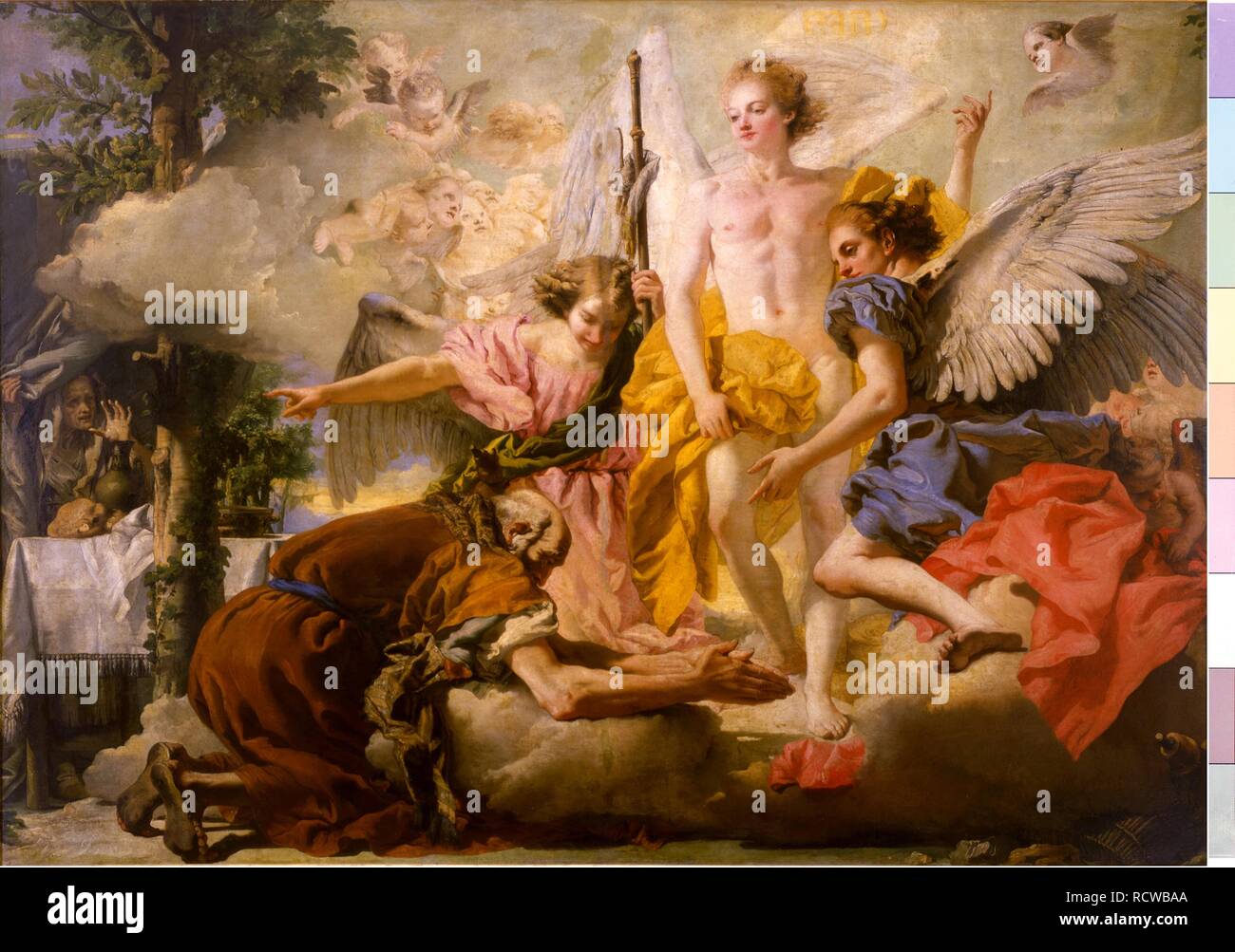 Abraham and the Three Angels. Museum: Gallerie dell' Accademia, Venice ...