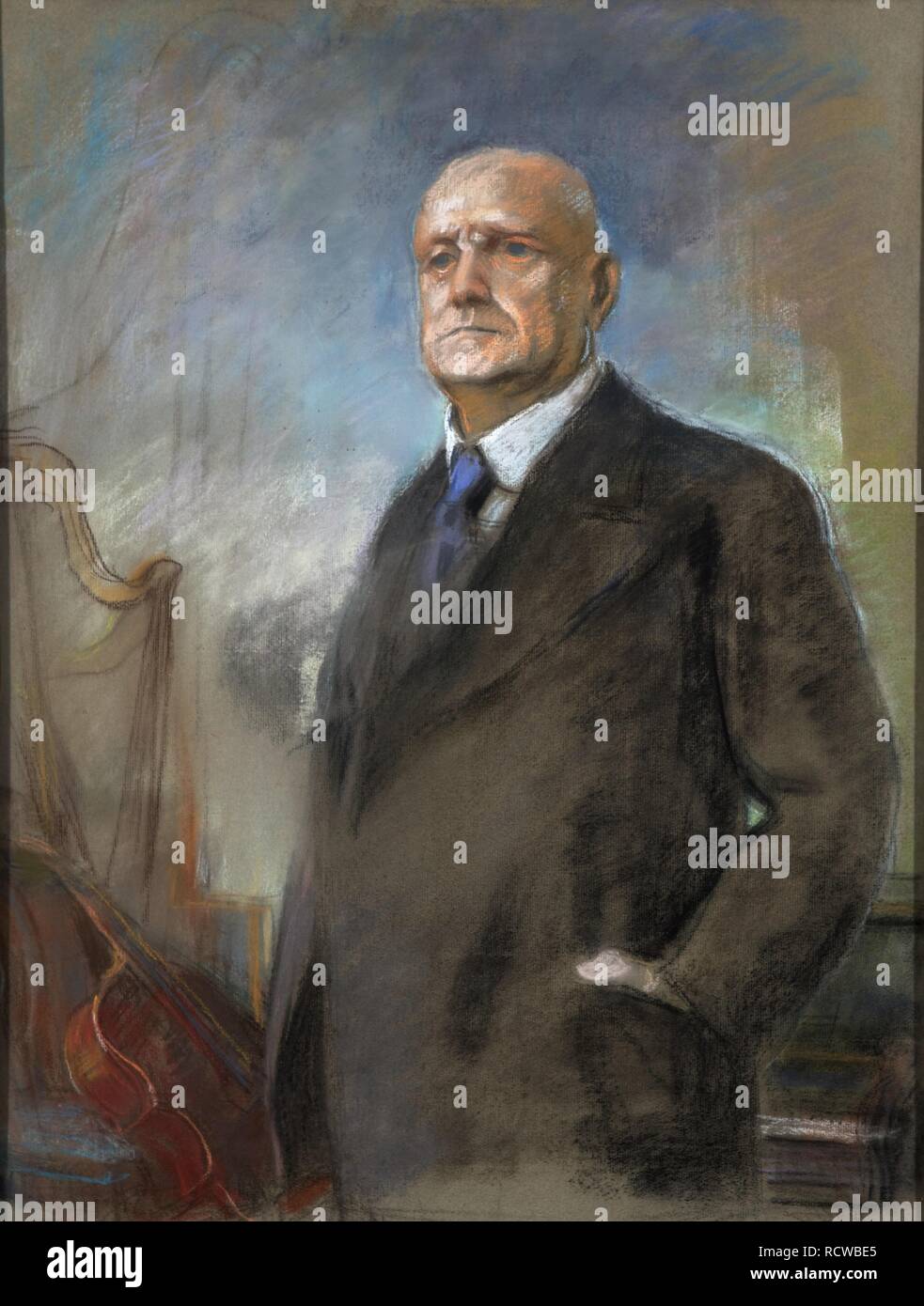 Jean Sibelius. Museum: PRIVATE COLLECTION. Author: Järnefelt, Eero ...