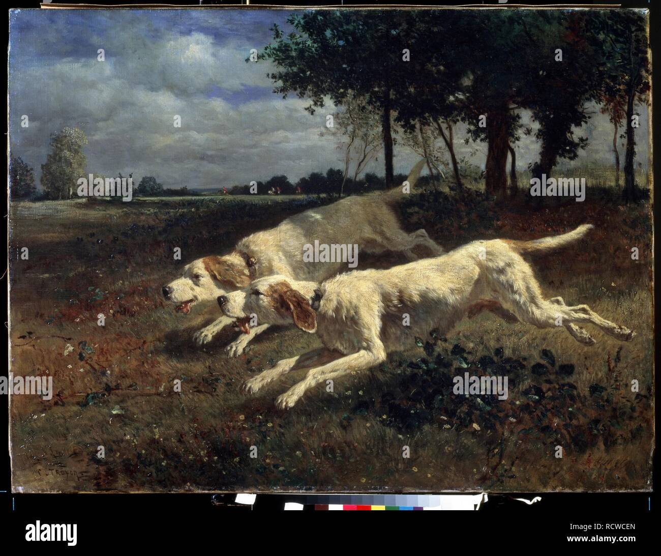 Running dogs. Museum: State A. Pushkin Museum of Fine Arts, Moscow ...