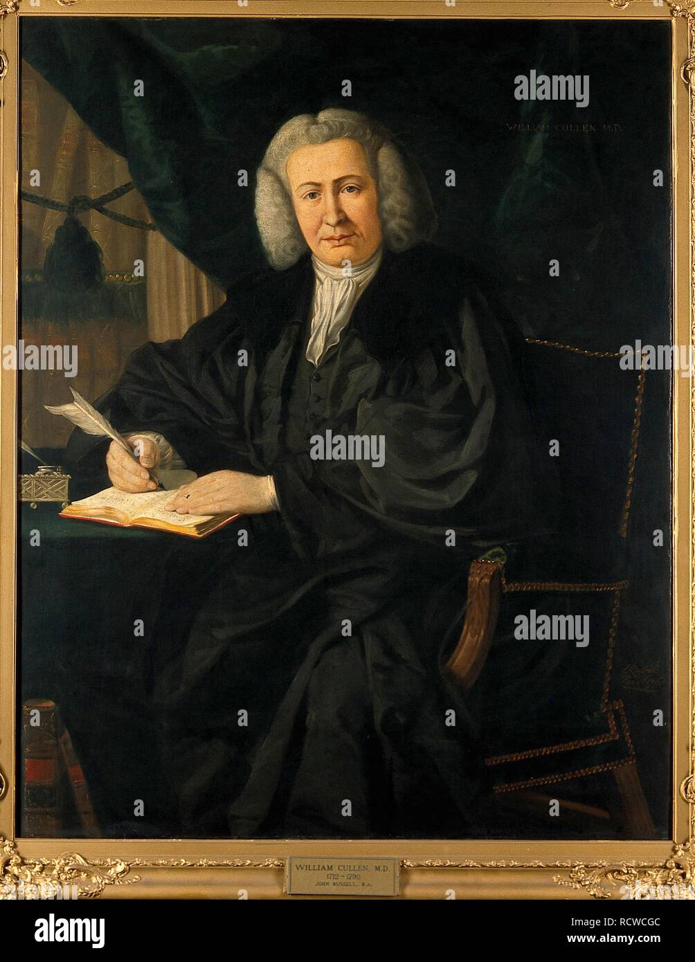 Portrait of William Cullen (1710-1790). Museum: PRIVATE COLLECTION ...