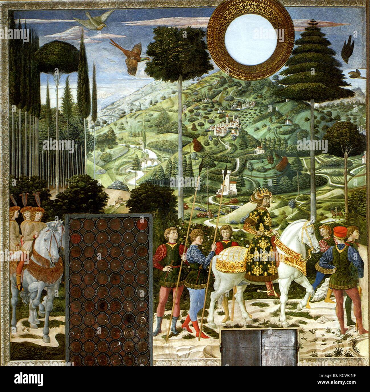 Benozzo gozzoli, procession of the magi hi-res stock photography and ...