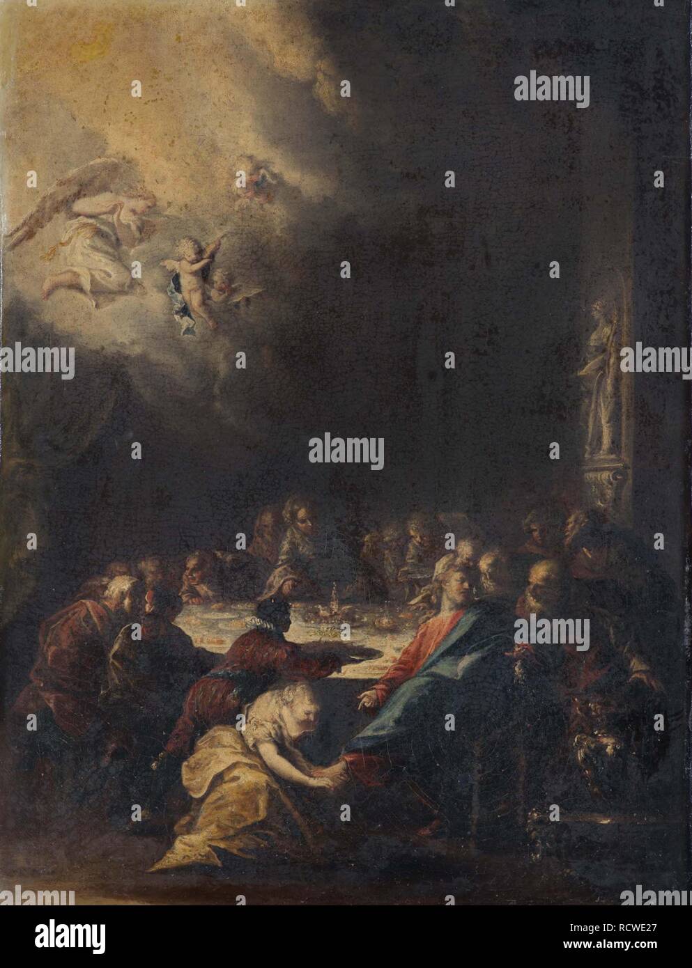 Feast in the House of Simon the Pharisee. Museum: PRIVATE COLLECTION ...
