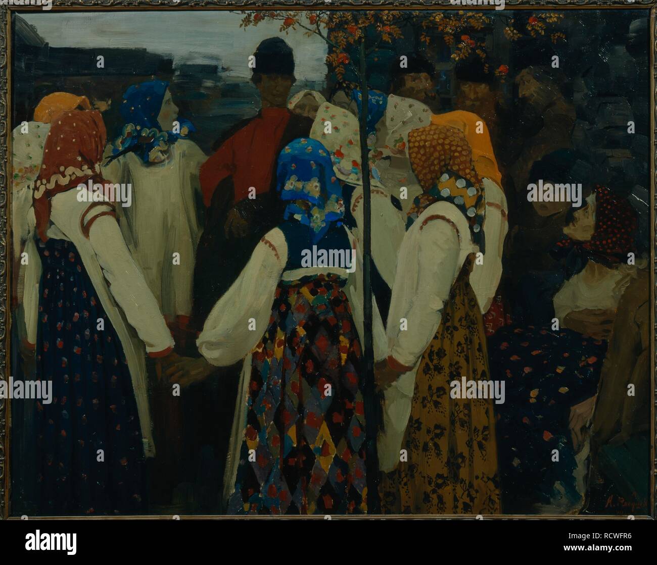 A Young Man Breaking into the Girls' Dance. Museum: State Tretyakov ...