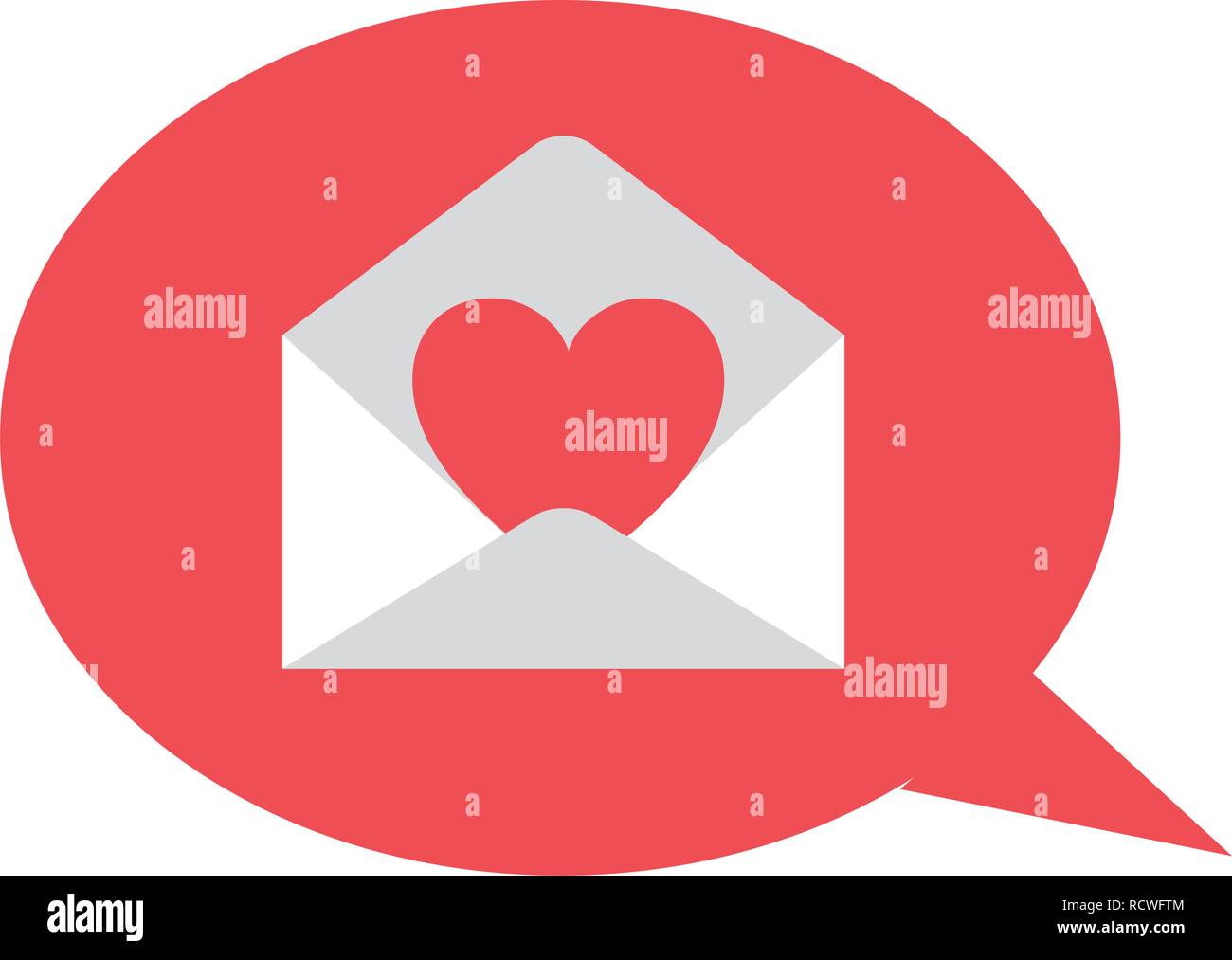 speech bubble with heart isolated icon Stock Vector Image & Art - Alamy