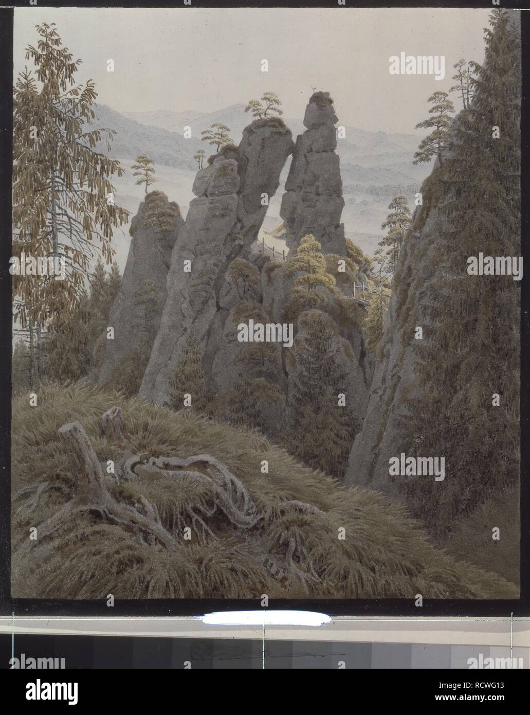 The Rock Gates in Neurathen. Museum: State Hermitage, St. Petersburg ...