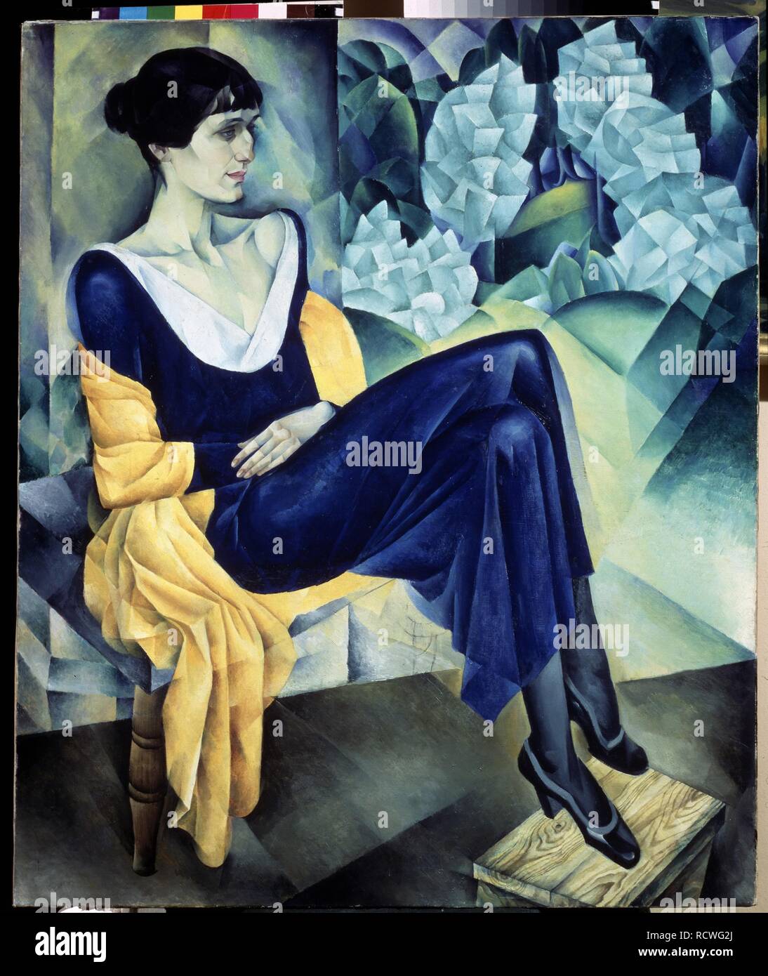 Portrait of the Poetess Anna Akhmatova (1889-1966). Museum: State ...
