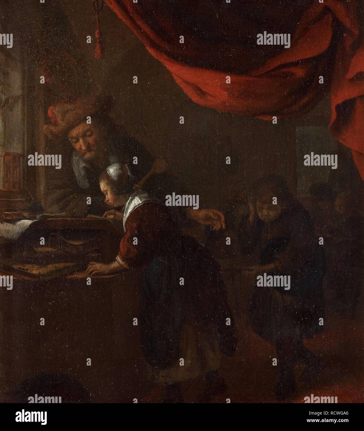 The Schoolmaster. Museum: PRIVATE COLLECTION. Author: Bartholomeus ...