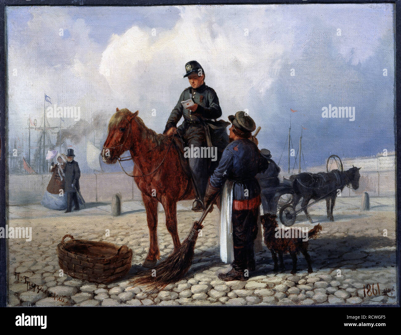 Russian postman hi-res stock photography and images - Alamy