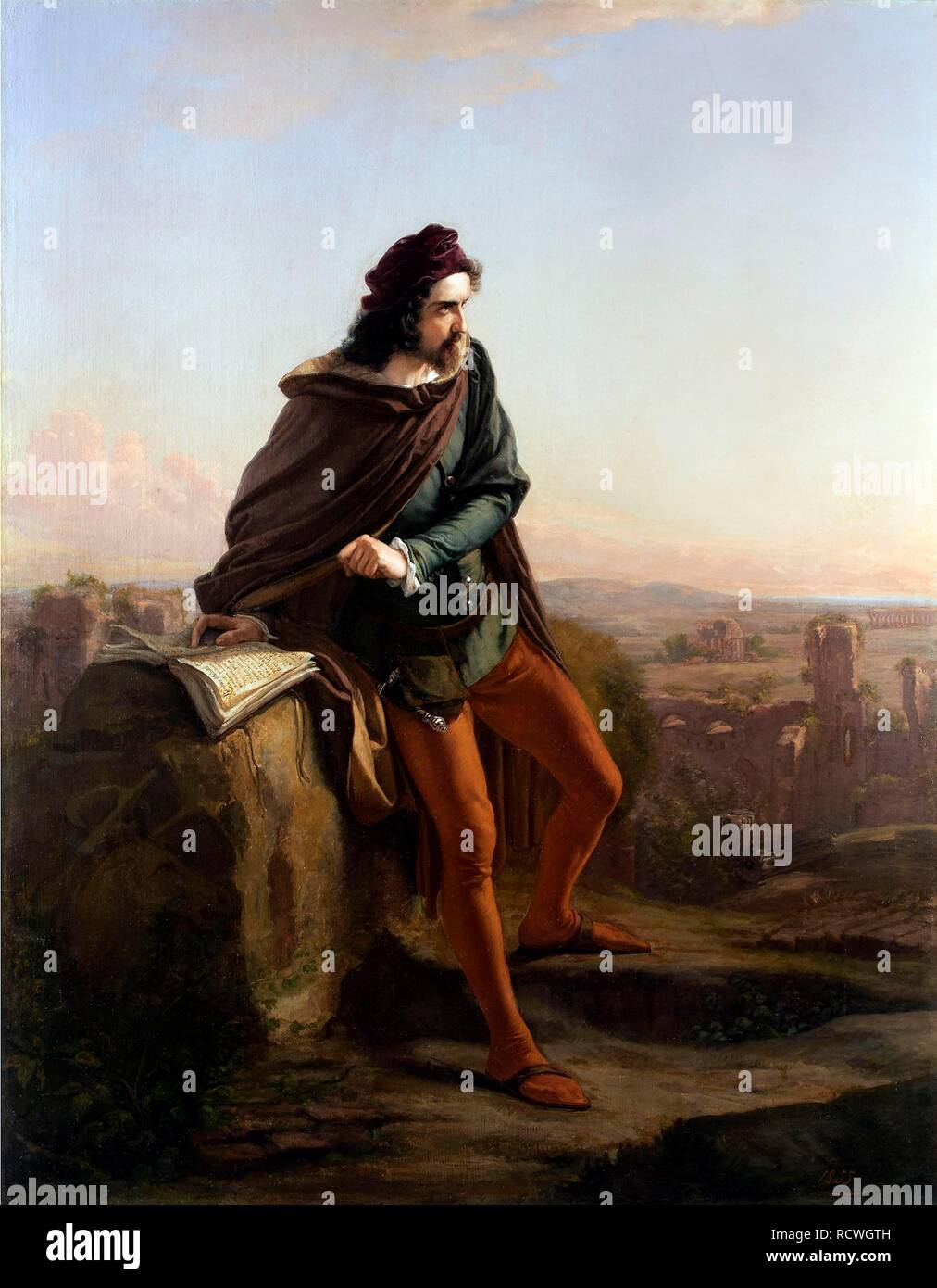 Cola di Rienzo. Museum: PRIVATE COLLECTION. Author: FARUFFINI, FEDERICO ...