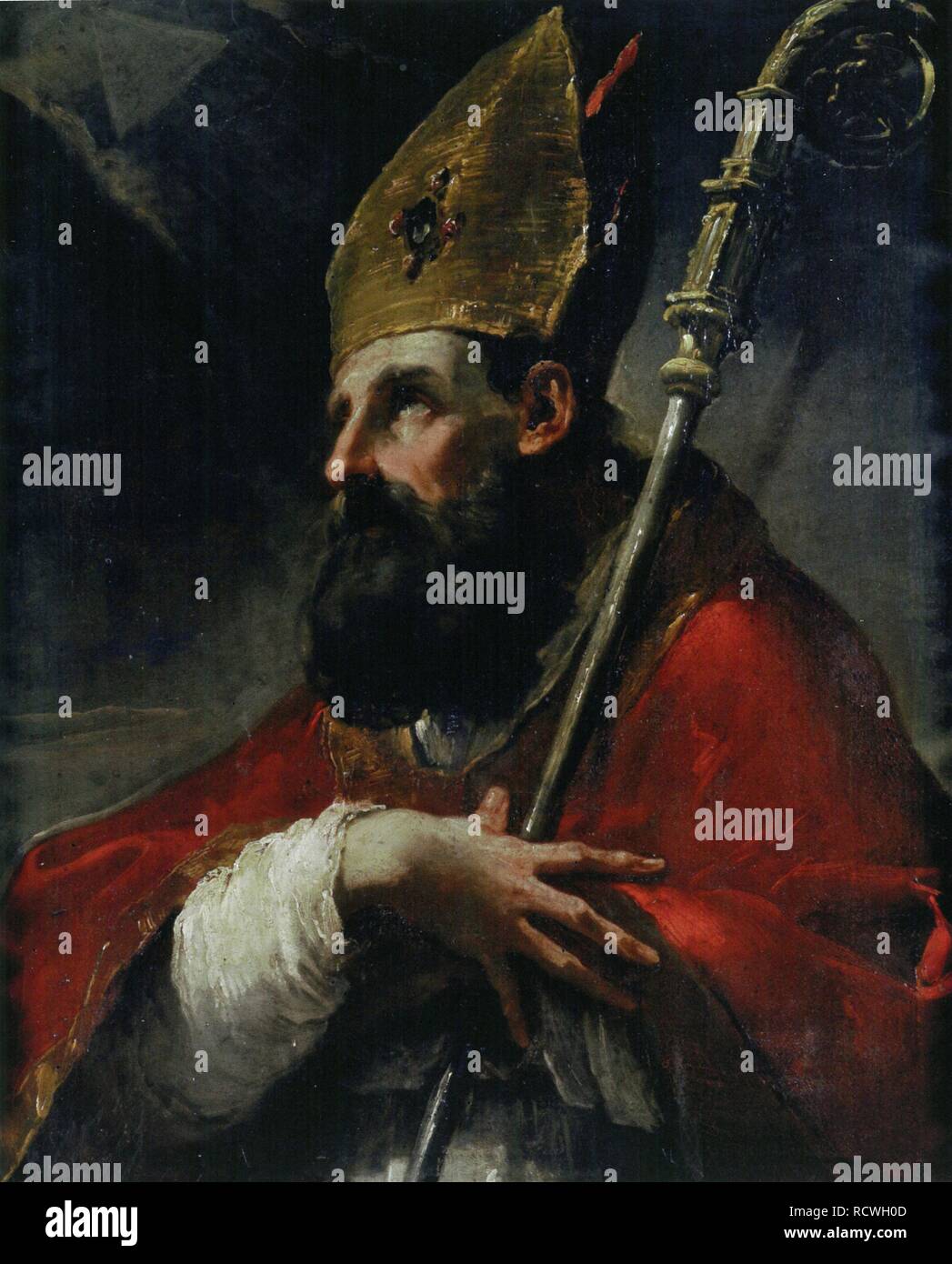 Augustine of Hippo. Museum: PRIVATE COLLECTION. Author: GANDOLFI ...