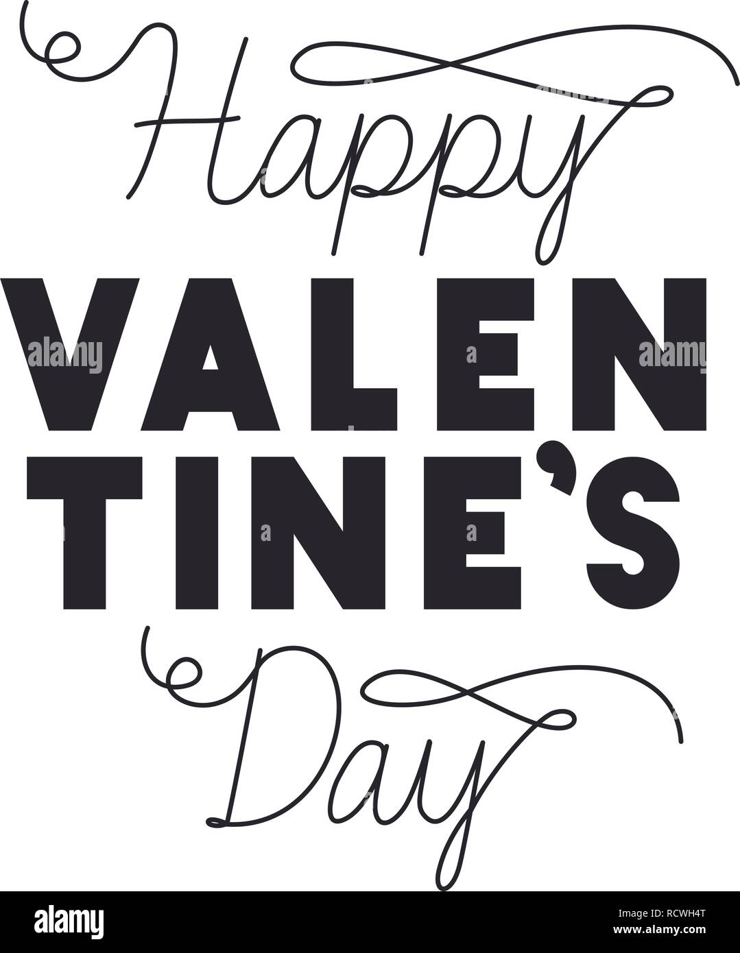 happy valentines day label isolated icon Stock Vector Image & Art - Alamy