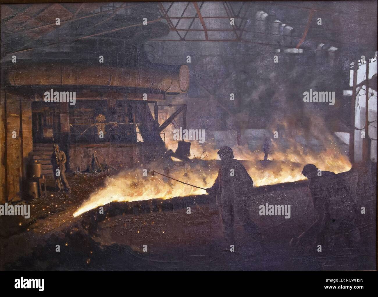 Soviet factory painting hi-res stock photography and images - Alamy