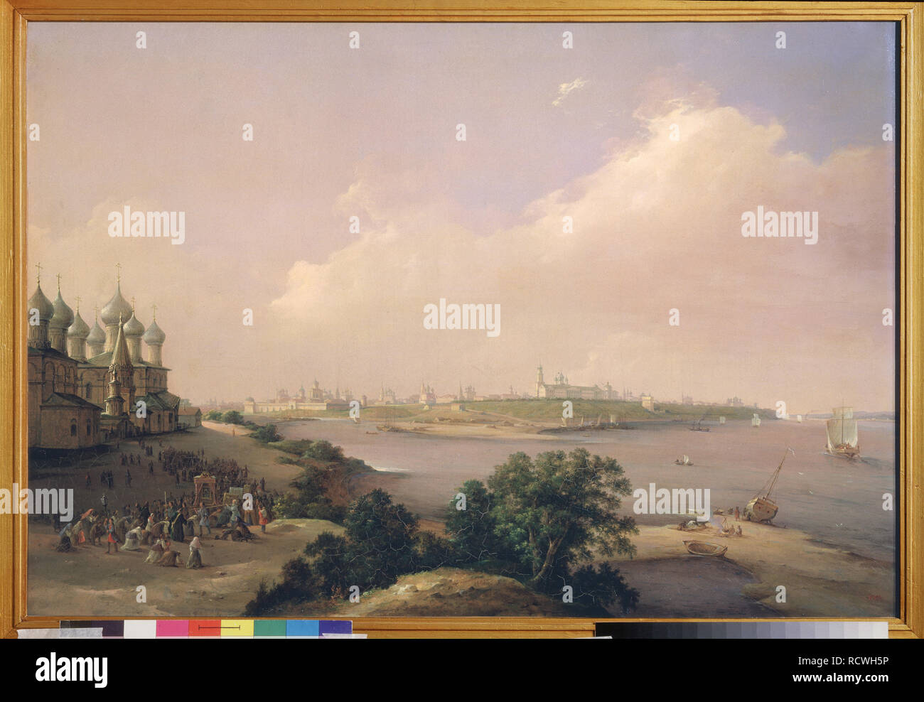 View of Yaroslavl. Museum: State Russian Museum, St. Petersburg. Author ...