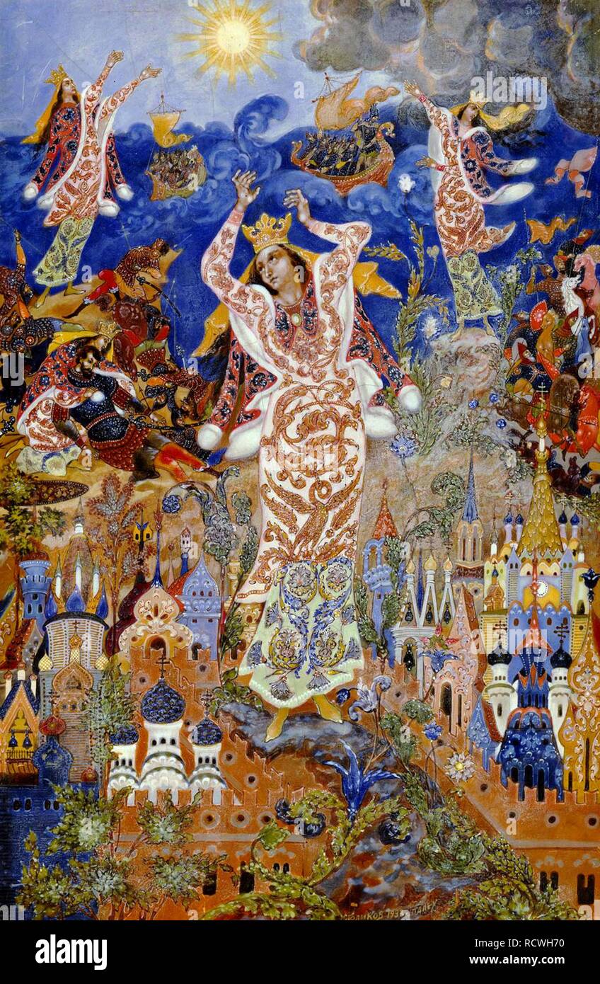 Yaroslavna's Lament. Illustration to The Tale of Igor's Campaign ...