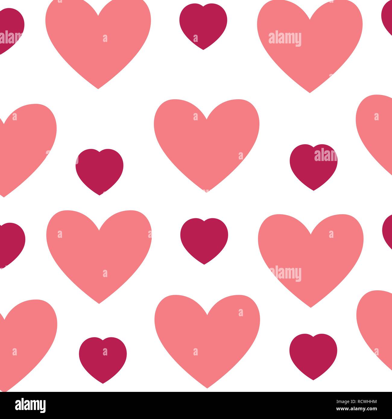 hearts pattern background isolated icon Stock Vector Image & Art - Alamy